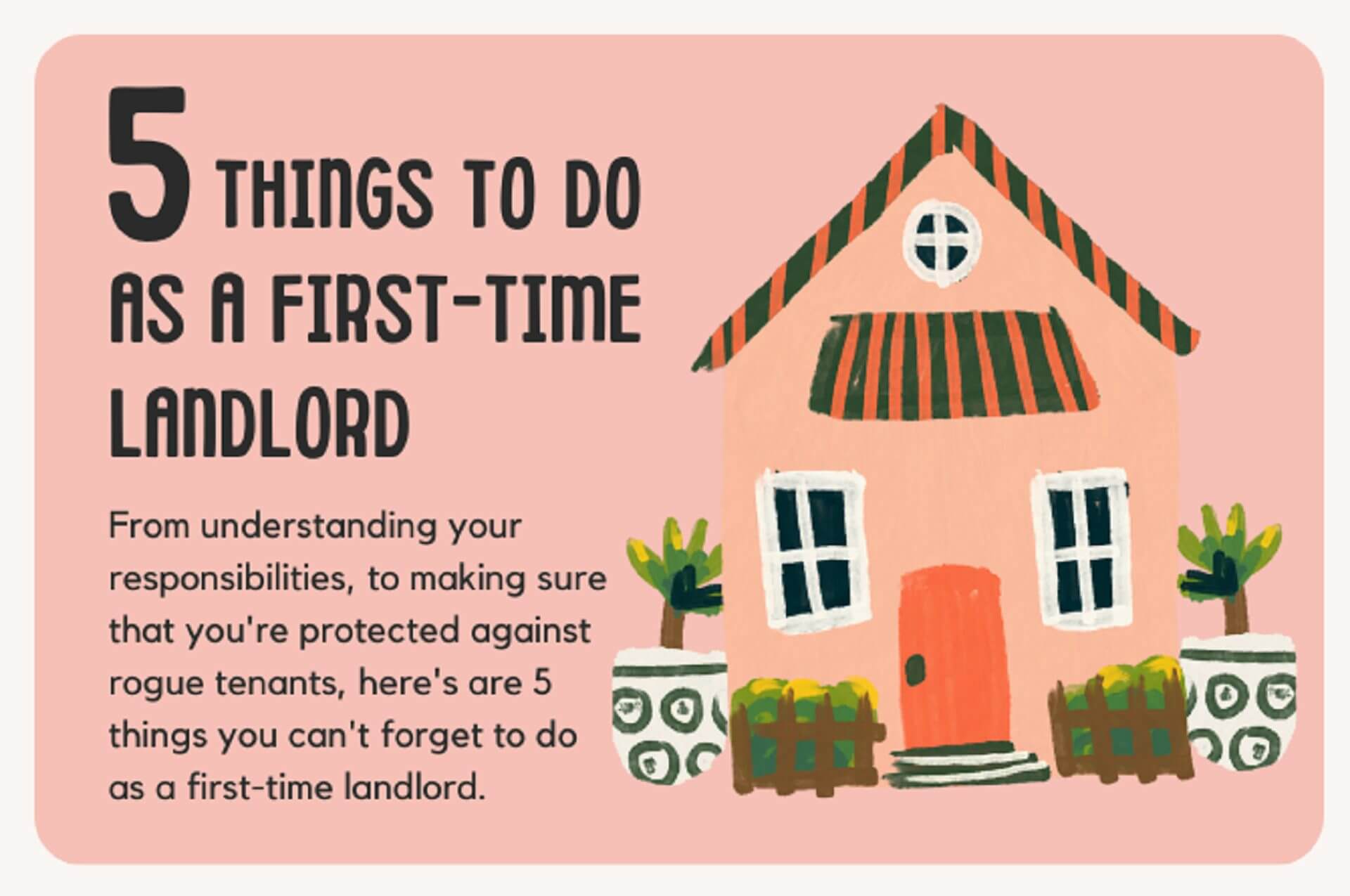 5 Things You Need To Do As A First-Time Landlord [INFOGRAPHIC]